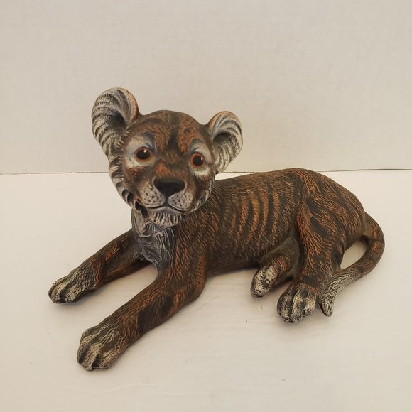 Hand Crafted | Art | Vintage Ceramic Lion Cub Figurine | Poshmark
